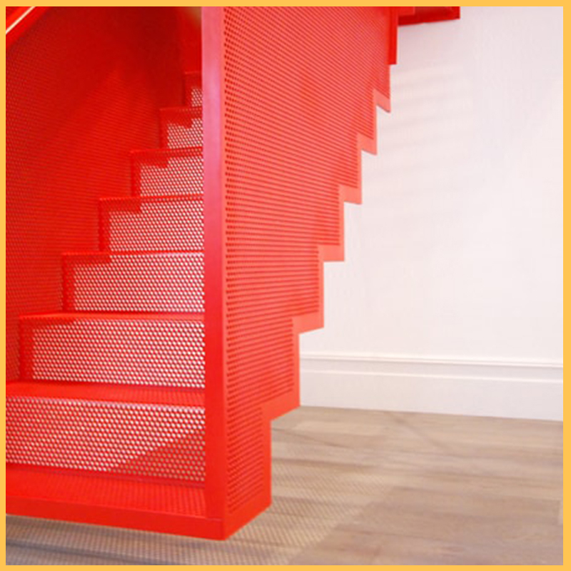 Perforated Sheet Metal Staircase - Stairs to Ensure Safety
