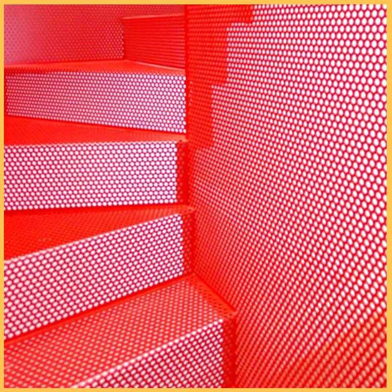 Perforated Sheet Metal Staircase - Stairs to Ensure Safety